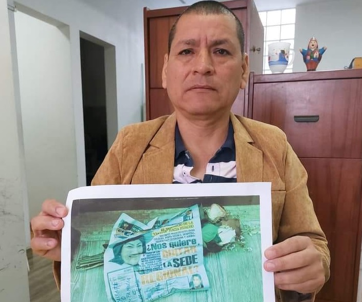 Huacho: Hombre con mascara fue quien dejó flores con mensaje amenazando ...