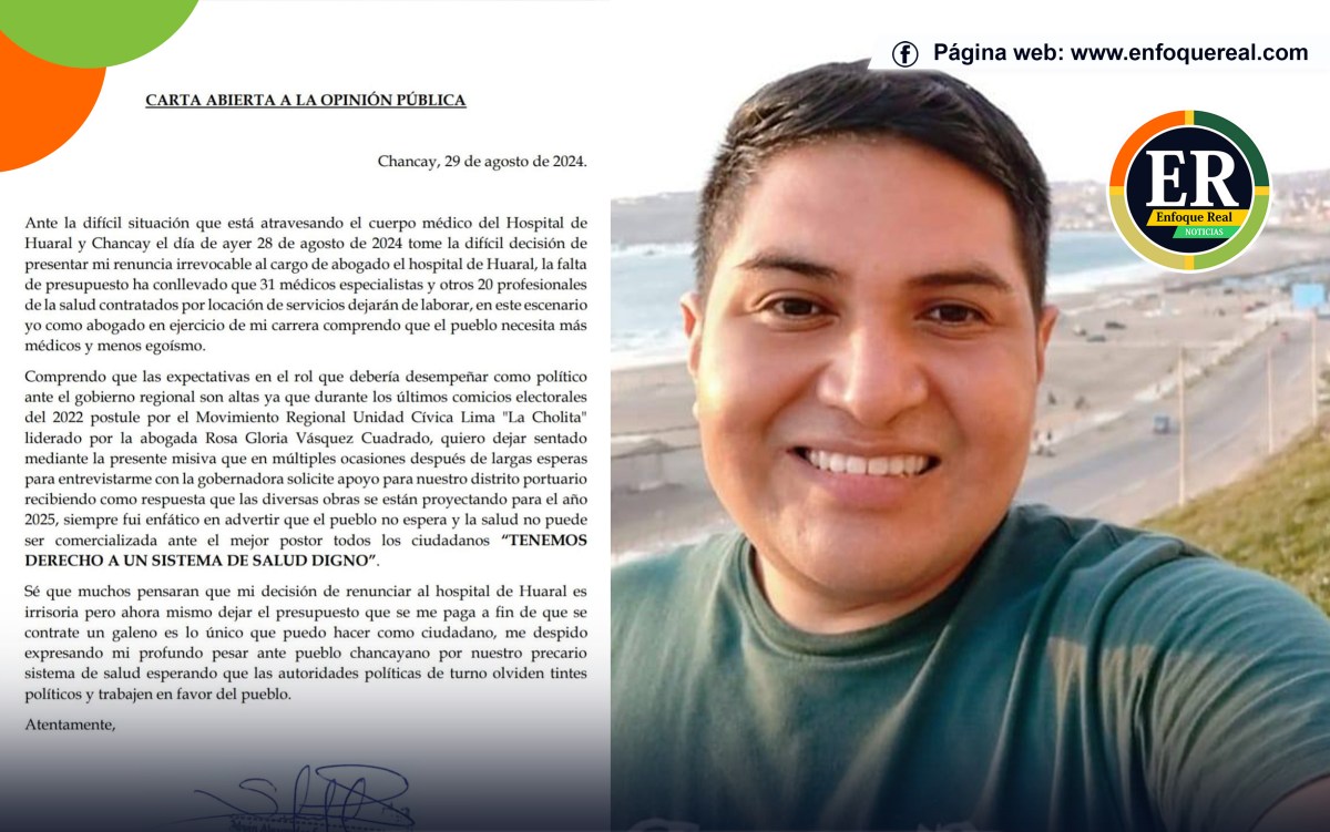 Siguen las decepciones por mal gobierno de Rosa Vásquez: Ex candidato ...