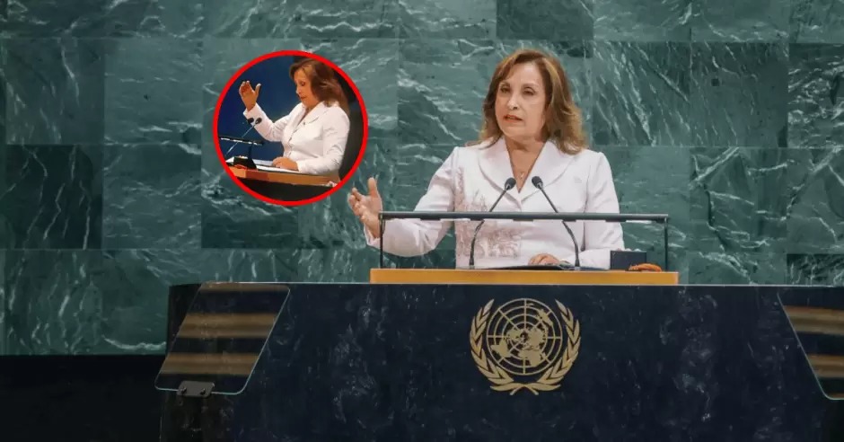 Dina Boluarte en la ONU: Apagan el micrófono a presidenta durante ...